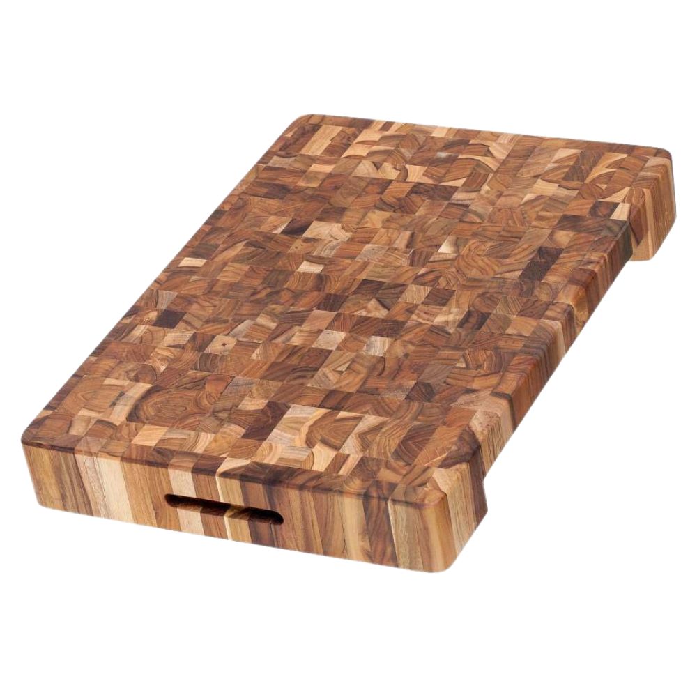 Teak Haus Butcher Block Extra Thick w/ Bowl Cut Out | Buy at GW STORE ...