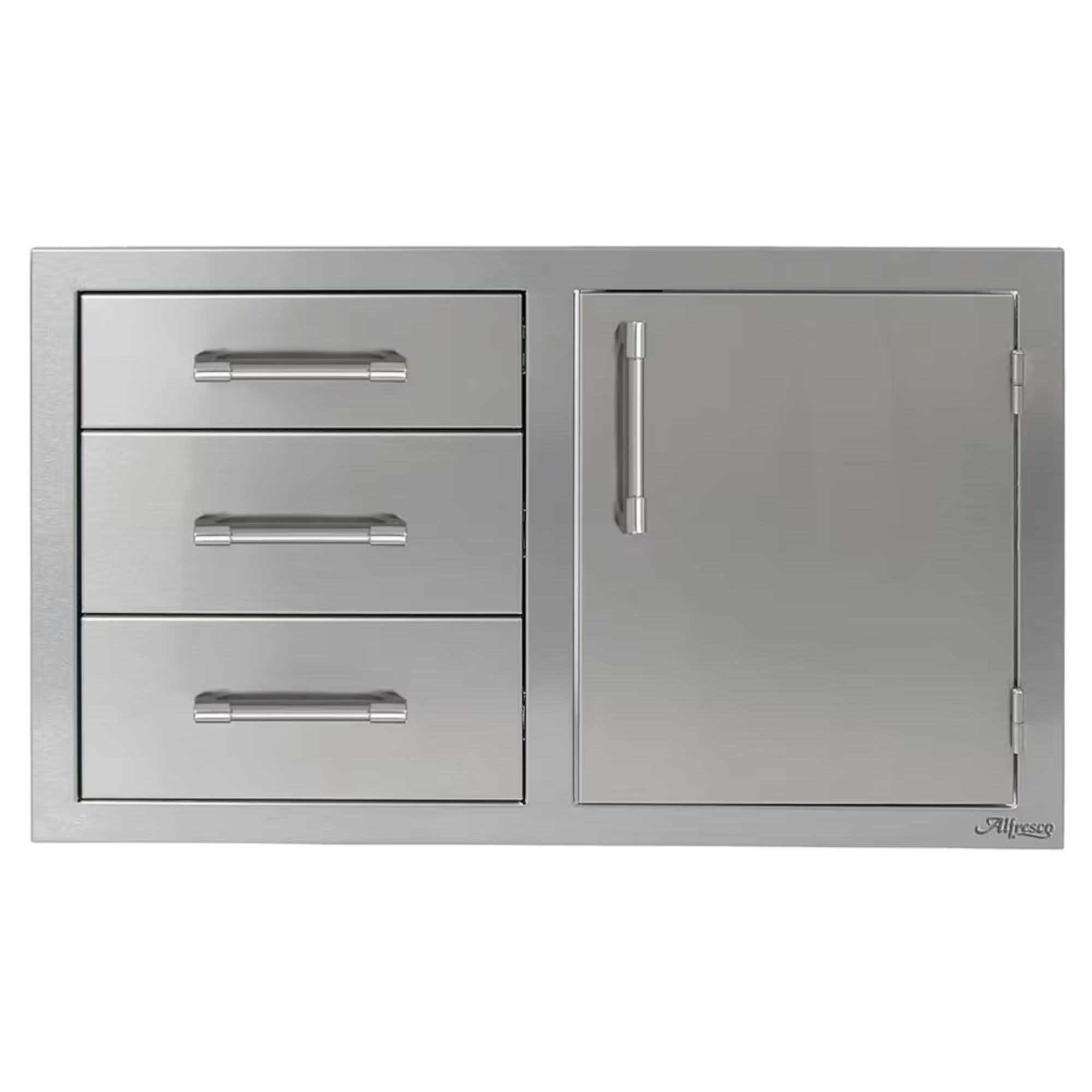 Alfresco 32-Inch Right-Hinged Door & Triple Drawer | Buy at GW STORE ...