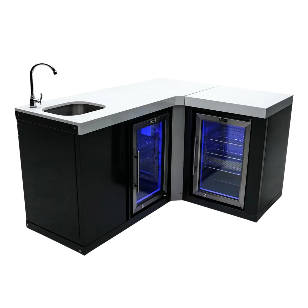 Mont Alpi Beverage Center 90 Degree Corner & Fridge | Buy at GW STORE ...
