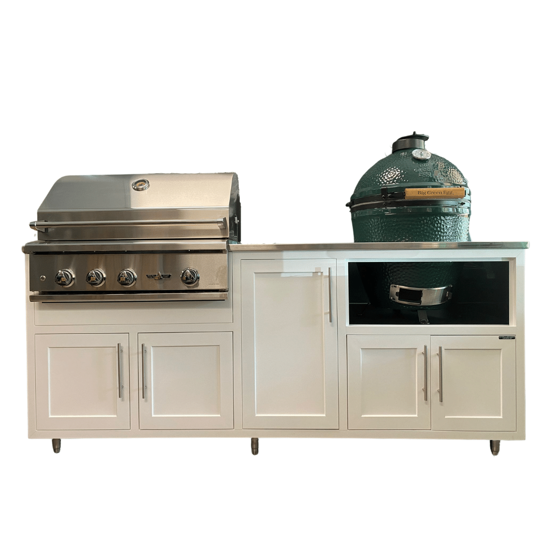 Challenger Designs White Coastal Outdoor Kitchen Package | GW Store